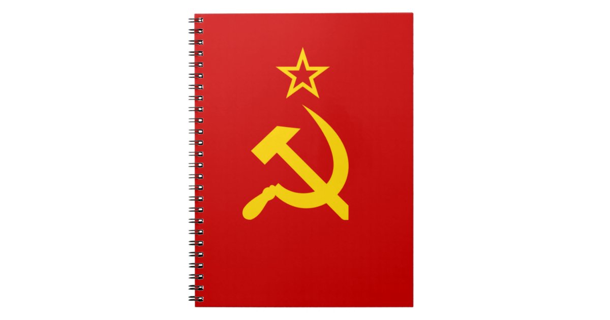 Soviet Union Flag Notebook | Zazzle