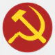 Soviet Union Symbol - Советский Союз Символ Classic Round Sticker | Zazzle