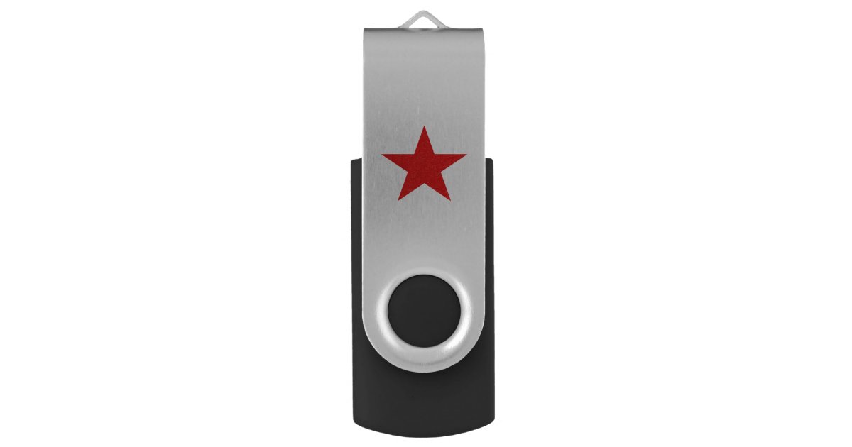 Soviet USSR Communist Military Red Star Flash Drive | Zazzle