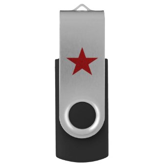Soviet USSR Communist Military Red Star Flash Drive | Zazzle