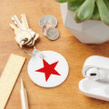 Soviet USSR Communist Military Red Star Keychain | Zazzle