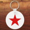 Soviet USSR Communist Military Red Star Keychain | Zazzle