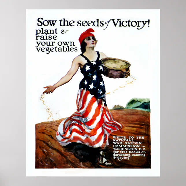Sow the Seeds of Victory (restored) Poster | Zazzle