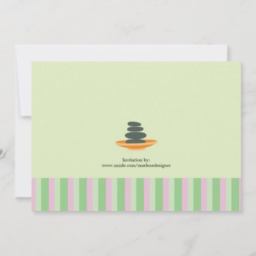 Spa Bridal Shower Invitation | Zazzle