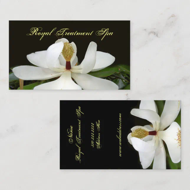 Spa cards business cards | Zazzle