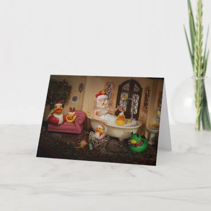 Spa Day! Holiday Card | Zazzle