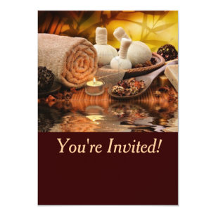 Massage Invitations | Zazzle