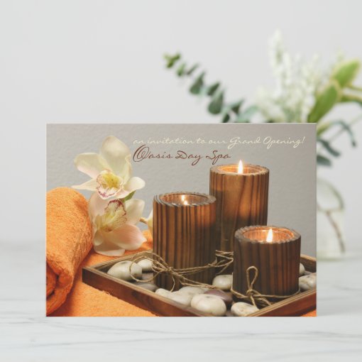 Spa, Massage, Relaxation Invitation | Zazzle