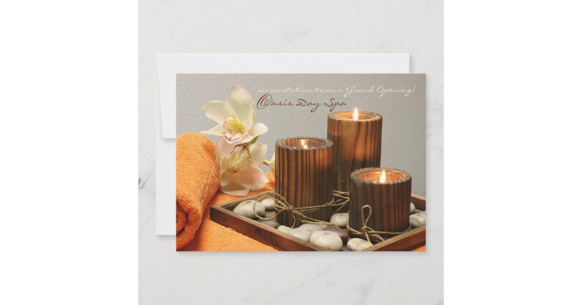 Spa, Massage, Relaxation Invitation | Zazzle