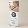 Spa Massage Salon Business Logo Photo Retractable Banner | Zazzle