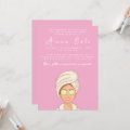 Spa Party Birthday Pamper Day Kids Invitation | Zazzle
