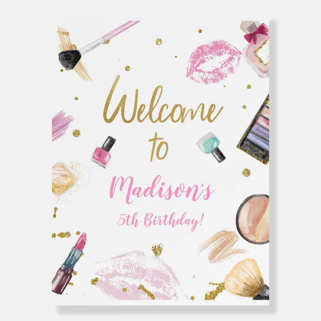 Spa Party Welcome Sign | Zazzle