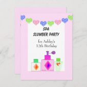 Spa Slumber Party for Girls Invitation | Zazzle
