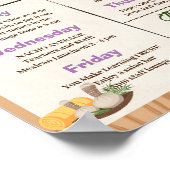 Spa Teacher and Staff Appreciation Week template Poster | Zazzle