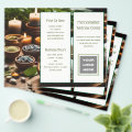 Spa Wellness Holistic Ayurveda Folded Brochure Flyer | Zazzle