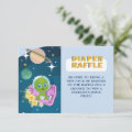 Space Alien Baby Shower Diaper Raffle Enclosure Card | Zazzle