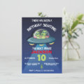 Space Alien Invasion Birthday Party Invitation | Zazzle