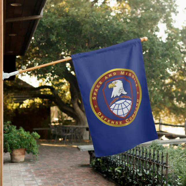 Space and Missile Defense Command House Flag | Zazzle