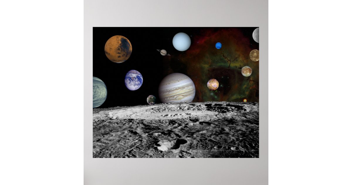 Space art poster | Zazzle