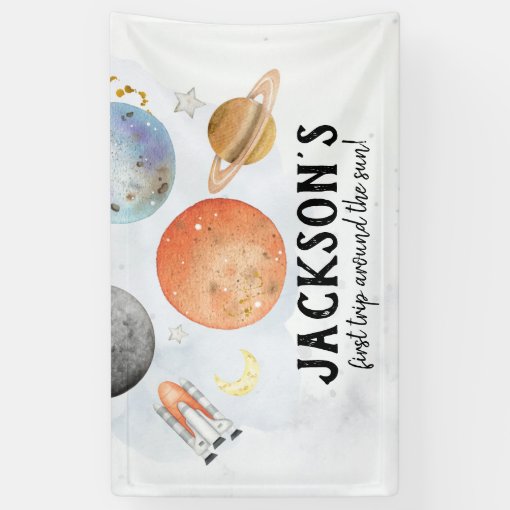 space banner, outer space banner | Zazzle