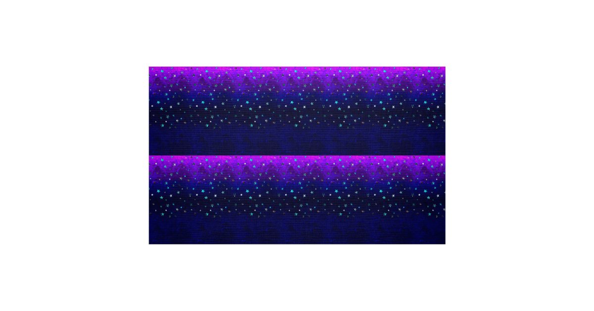Space beautiful galaxy night starry image fabric | Zazzle