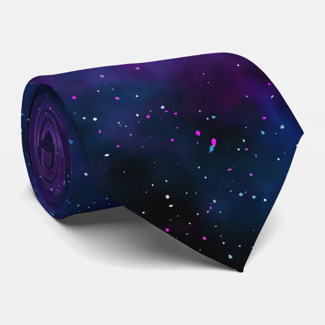 Space beautiful galaxy night starry image tie | Zazzle