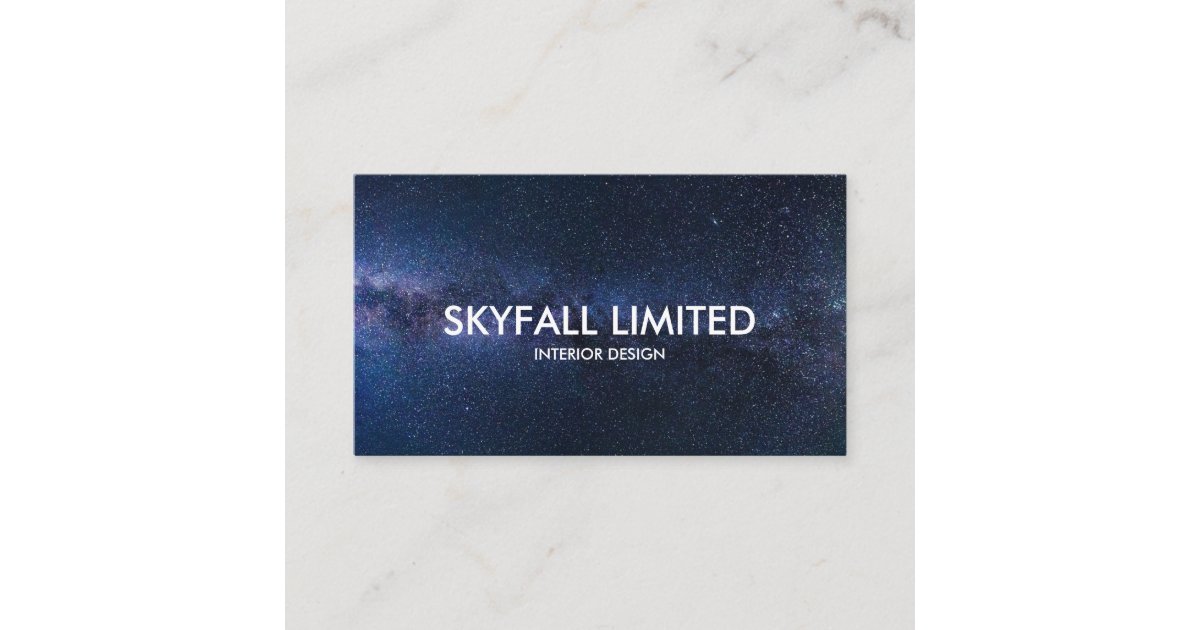 Space Business Card | Zazzle