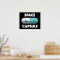 Space Capsule Poster | Zazzle