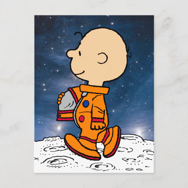 SPACE| Charlie Brown Postcard | Zazzle