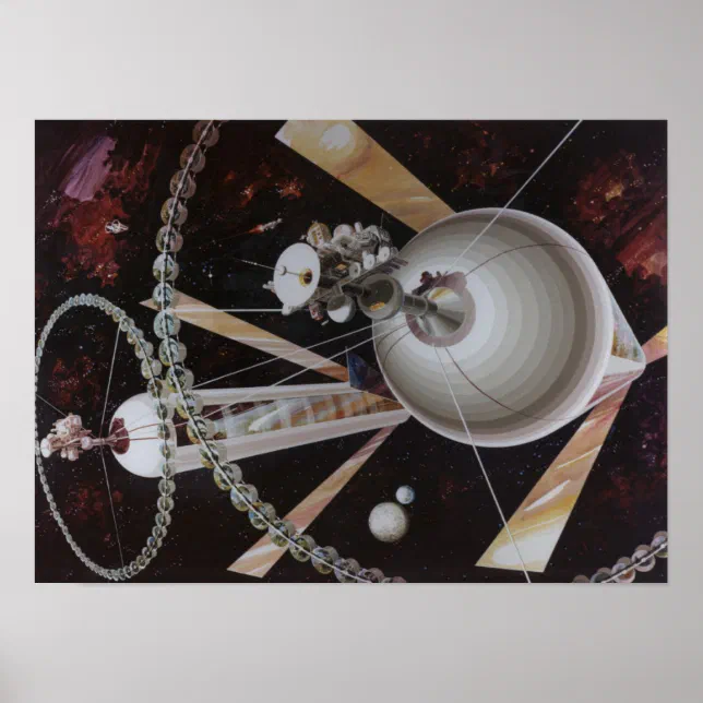Space Colony Poster | Zazzle