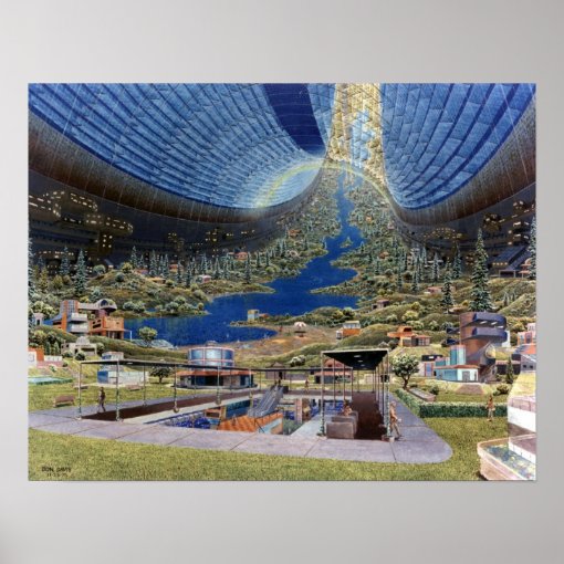 Space Colony Poster #3 | Zazzle