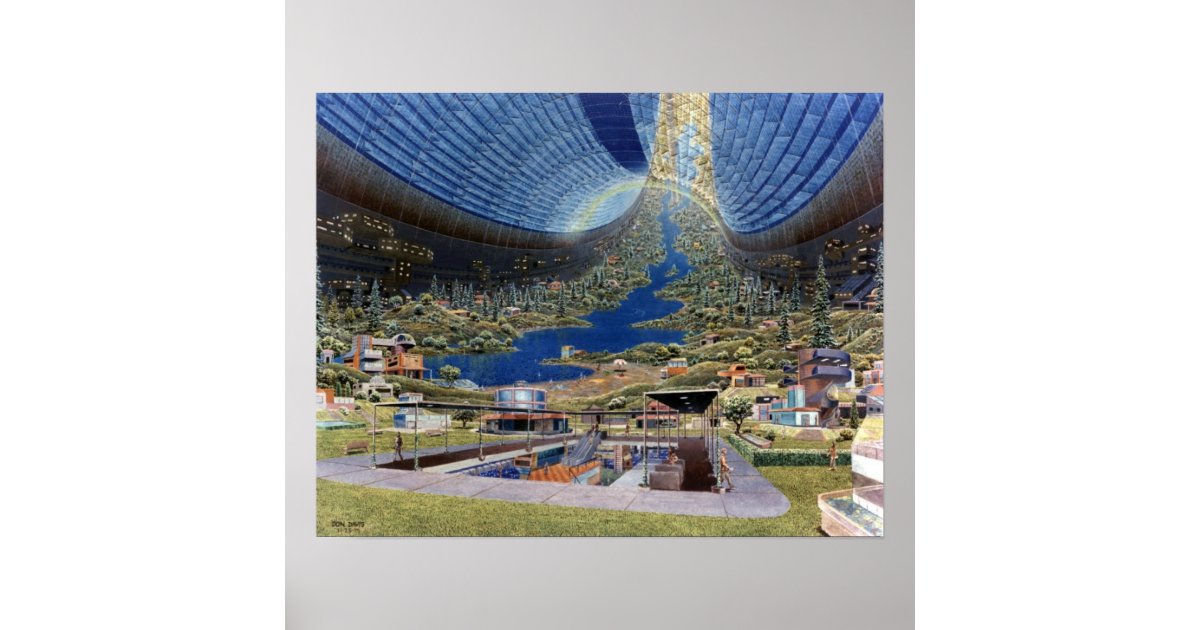 Space Colony Poster #3 | Zazzle