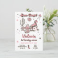 Space Cowgirl Western Birthday Party Invitation | Zazzle