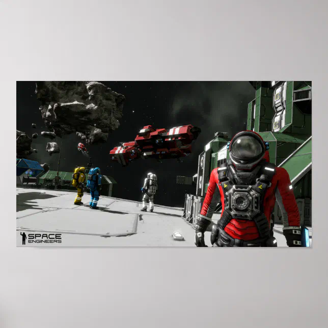 Space Engineers Original Value Poster (Matte) | Zazzle
