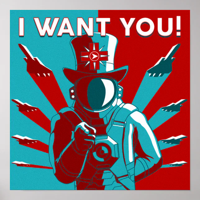 Space Engineers Poster - I Want You | Zazzle