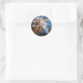 Space galaxy nebula. Universe stars. Hubble NASA Classic Round Sticker ...