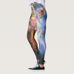Space galaxy nebula. Universe stars. Hubble NASA Leggings | Zazzle