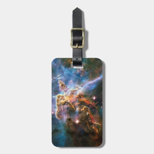 Space galaxy nebula. Universe stars. Hubble NASA Luggage Tag | Zazzle