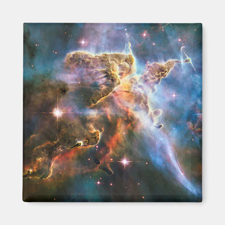 Space galaxy nebula. Universe stars. Hubble NASA Magnet | Zazzle