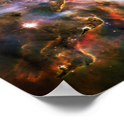 Space galaxy nebula. Universe stars. Hubble NASA Poster | Zazzle
