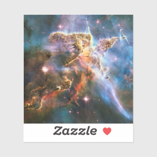 Space galaxy nebula. Universe stars. Hubble NASA Sticker | Zazzle