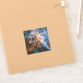 Space galaxy nebula. Universe stars Hubble NASA Sticker | Zazzle