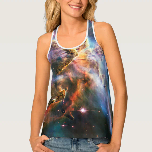 Space galaxy nebula. Universe stars Hubble NASA Tank Top | Zazzle