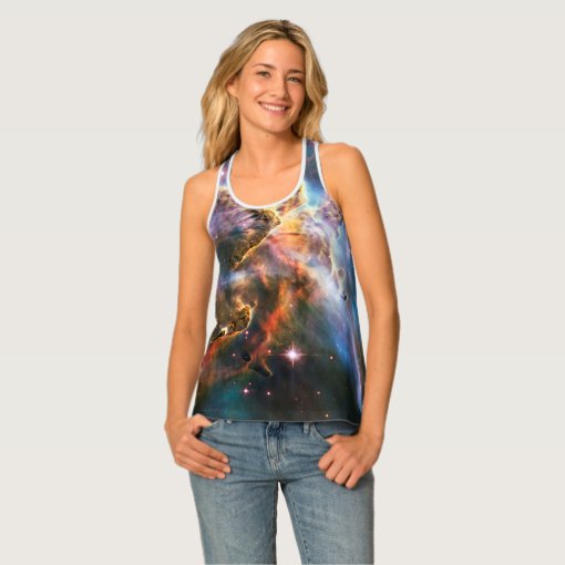 Space galaxy nebula. Universe stars Hubble NASA Tank Top | Zazzle