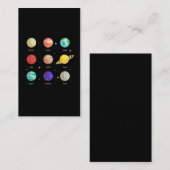 Space Galaxy Solar Planets Venus Mars Jupiter Uran Business Card | Zazzle