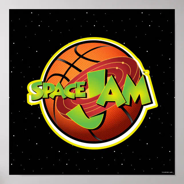 SPACE JAM™ Basketball Logo Poster | Zazzle