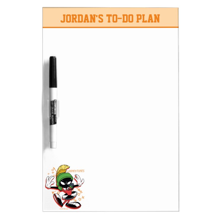 SPACE JAM™ Referee MARVIN THE MARTIAN™ Dry Erase Board | Zazzle