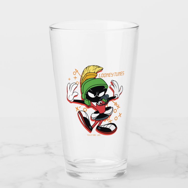SPACE JAM™ Referee MARVIN THE MARTIAN™ Glass | Zazzle