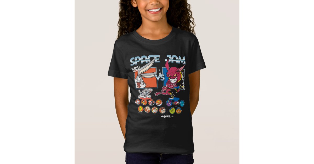SPACE JAM™ TUNE SQUAD™ VS Monstars Roster Graphic T-Shirt | Zazzle
