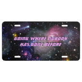 Space License Plate | Zazzle